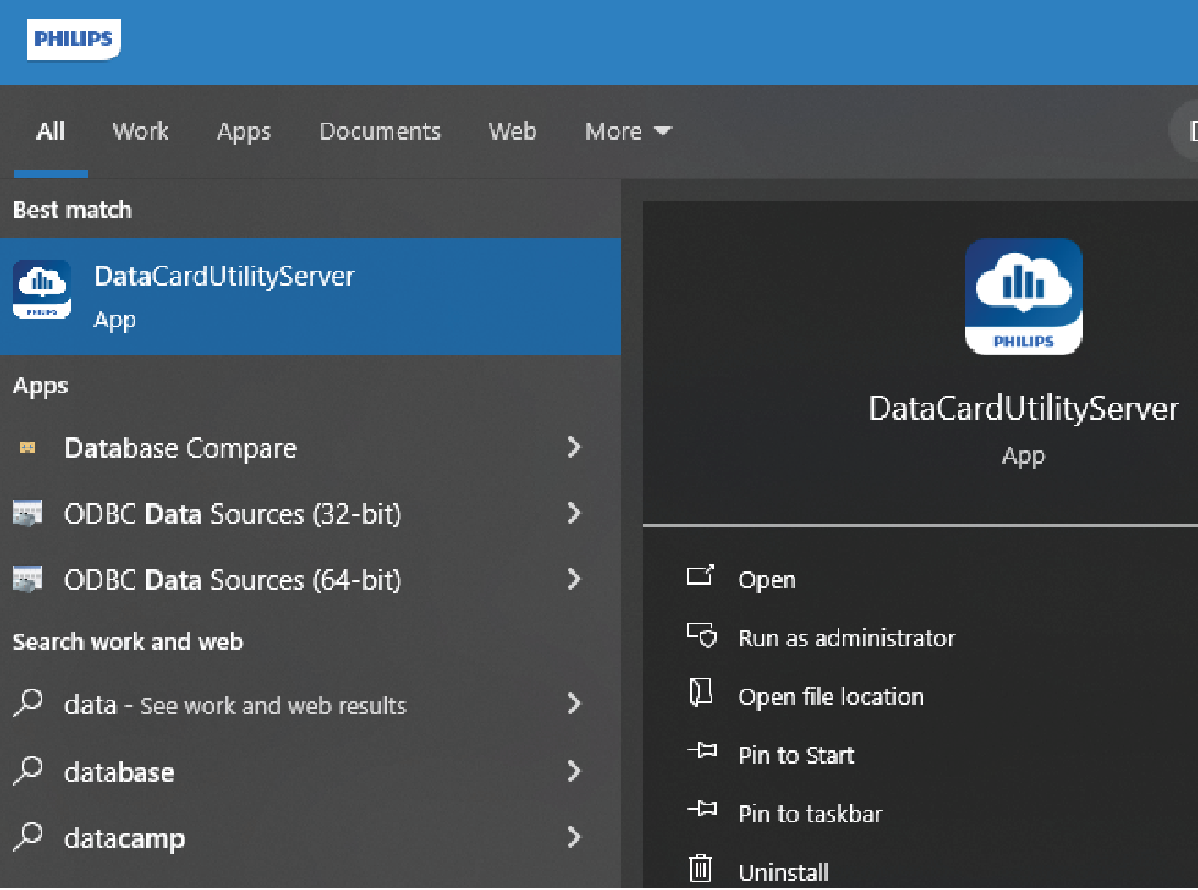 Updating the Data Card Server Utility Software